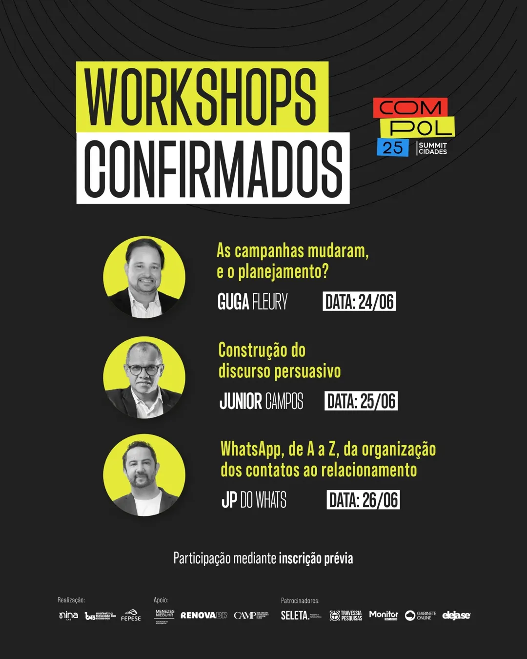 Workshops Compol 2025 - Compol Brasil